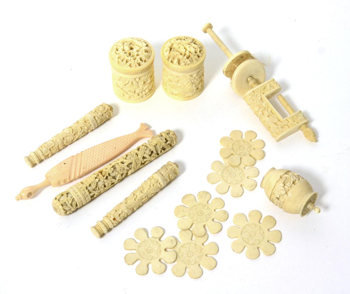Lot 367 - Assorted 19th Century and Later Sewing