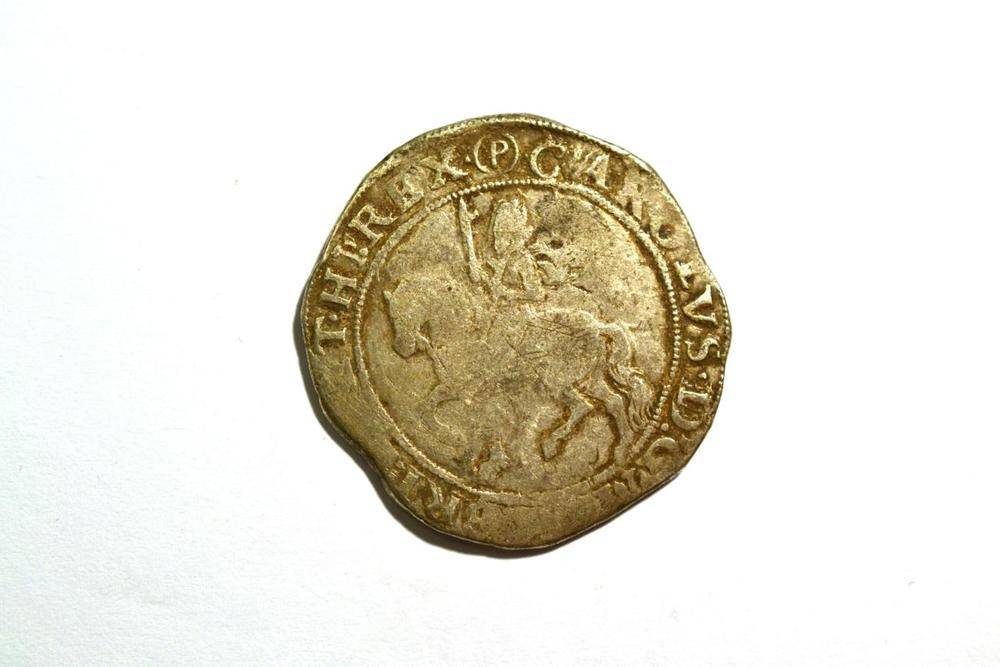 Lot 17 - Charles I Halfcrown, MM (P), Tower Mint under