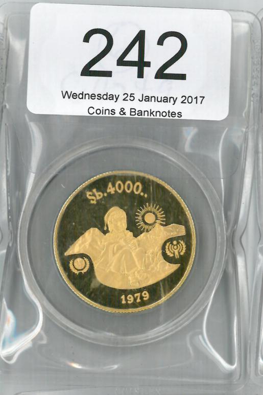 Lot 242 - Bolivia, Gold Proof 4000 Pesos Bolivianos