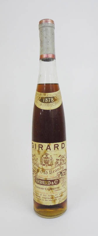 Lot 272 - Very Old Brandy 1858, Girard & Co.,