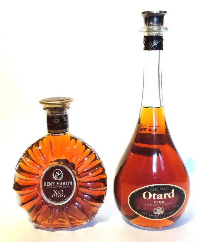 Lot 1243 - Remy Martin XO Special, 700ml; Otard VSOP