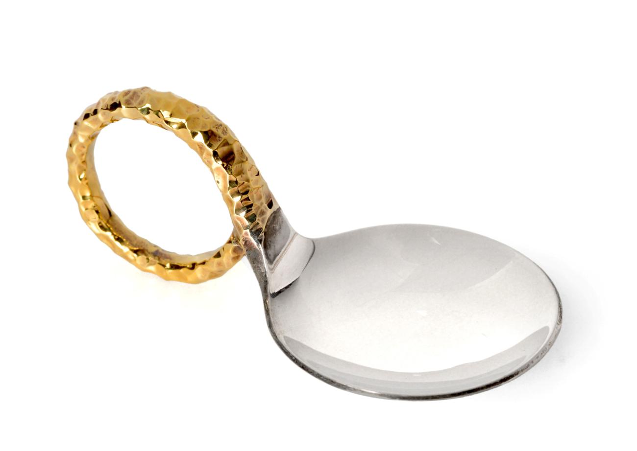 Lot 2286 - Stuart Devlin: A Parcel Gilt Silver Caddy