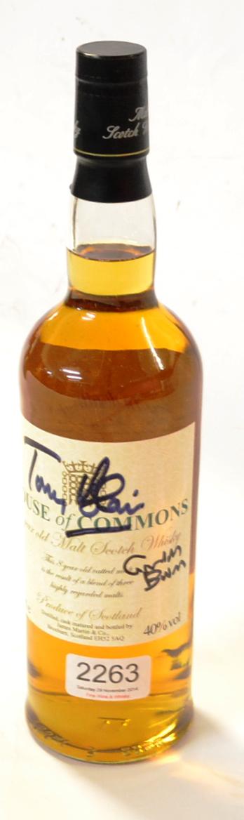 Lot 2263 - House of Commons, 8 Year Old Malt Scotch