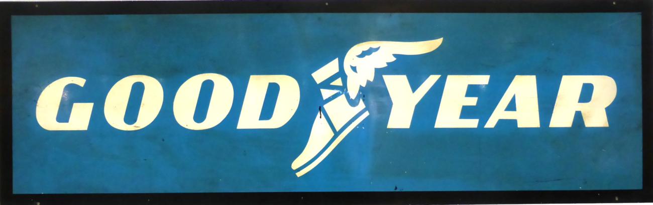 Lot 2064 - A ";Goodyear"; Blue Metal Single-Sided