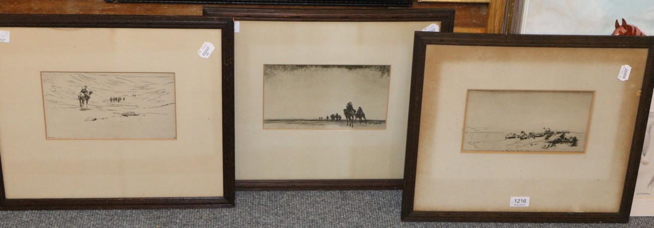 Lot 1216 - After James McBey (1883-1959) A set of