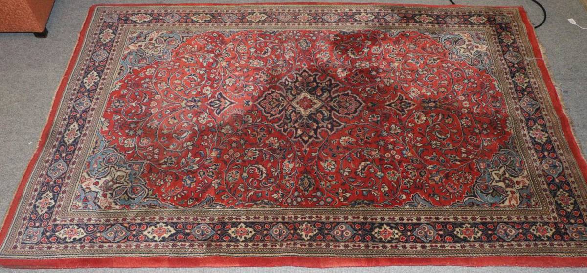 Lot 1307 - Saroukh rug, West Iran, circa 1950, the