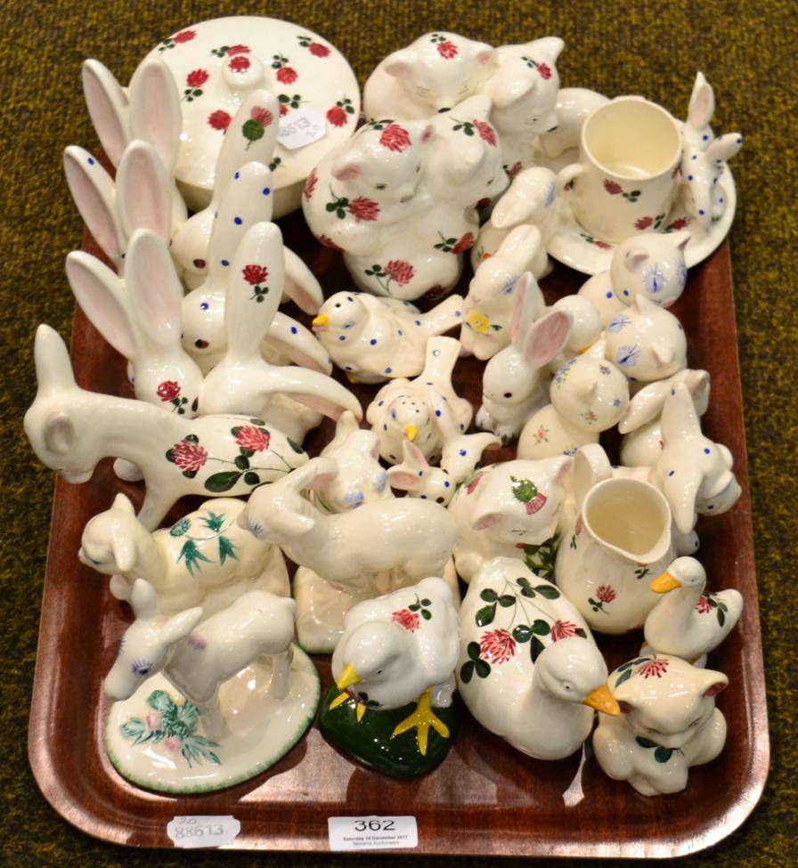 Lot 362 - A collection of twenty-eight Plichta pottery
