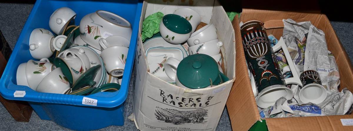 Lot 1027 - A Denby Greenwheat dinner service, Wedgwood