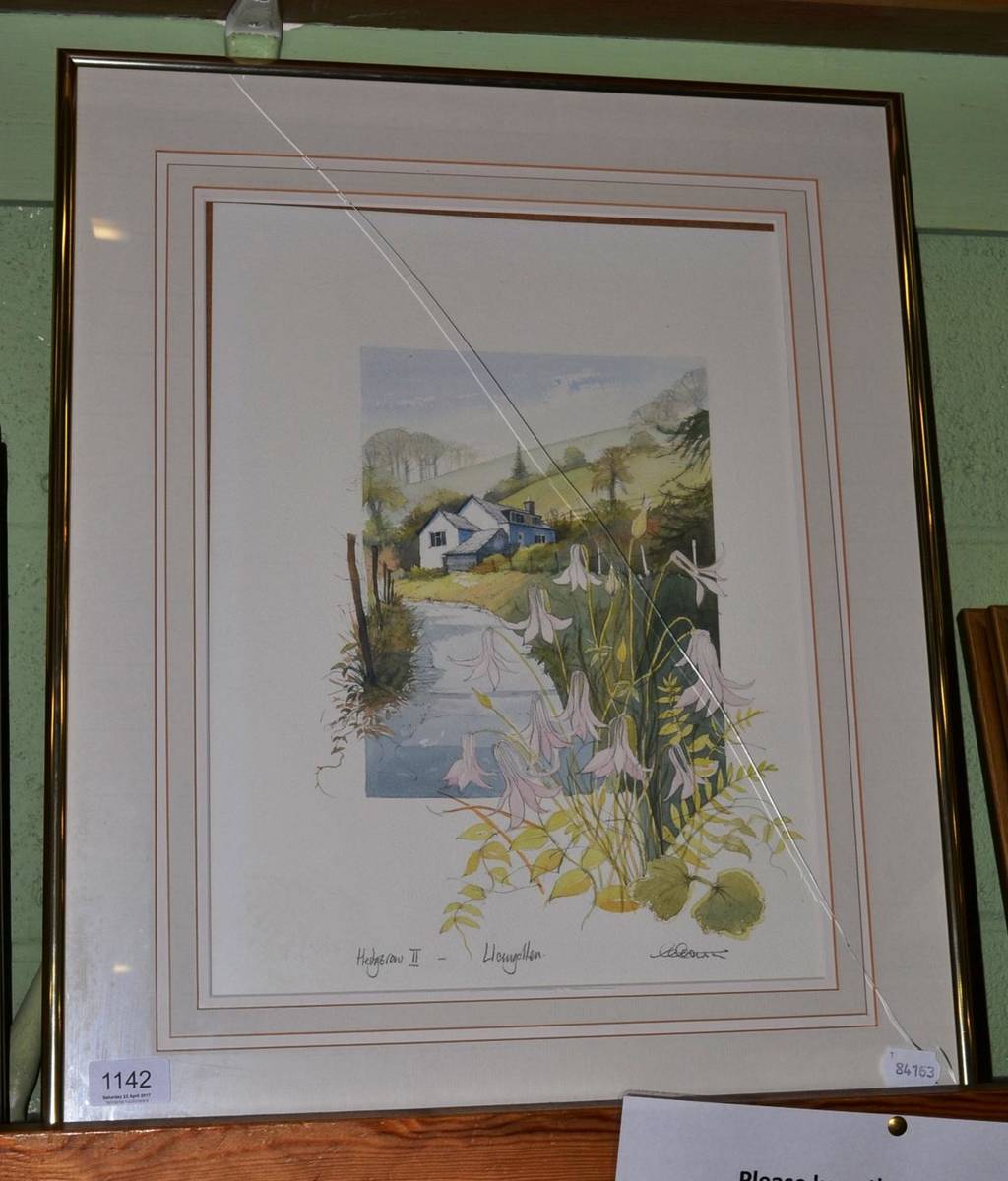 Lot 1142 - Geoffrey Cowton (20th century) watercolour,