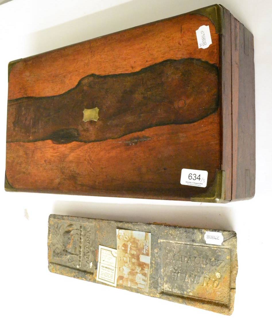 Lot 634 - A Tin Ingot Specimen, 28lb, recovered from