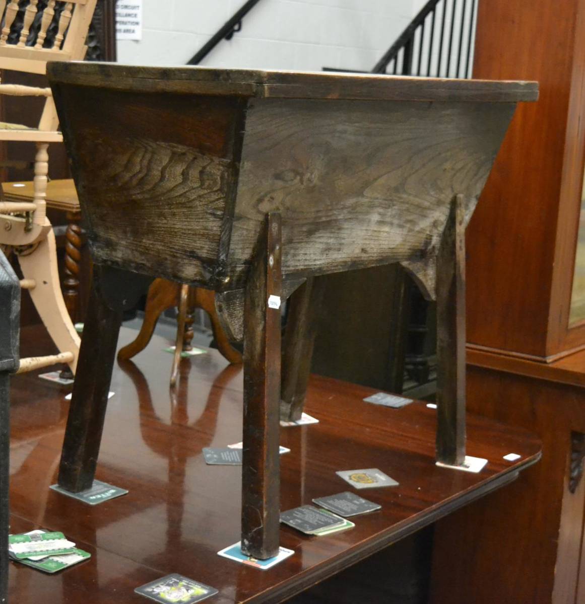 Lot 1066 - A very large reproduction mahogany twin