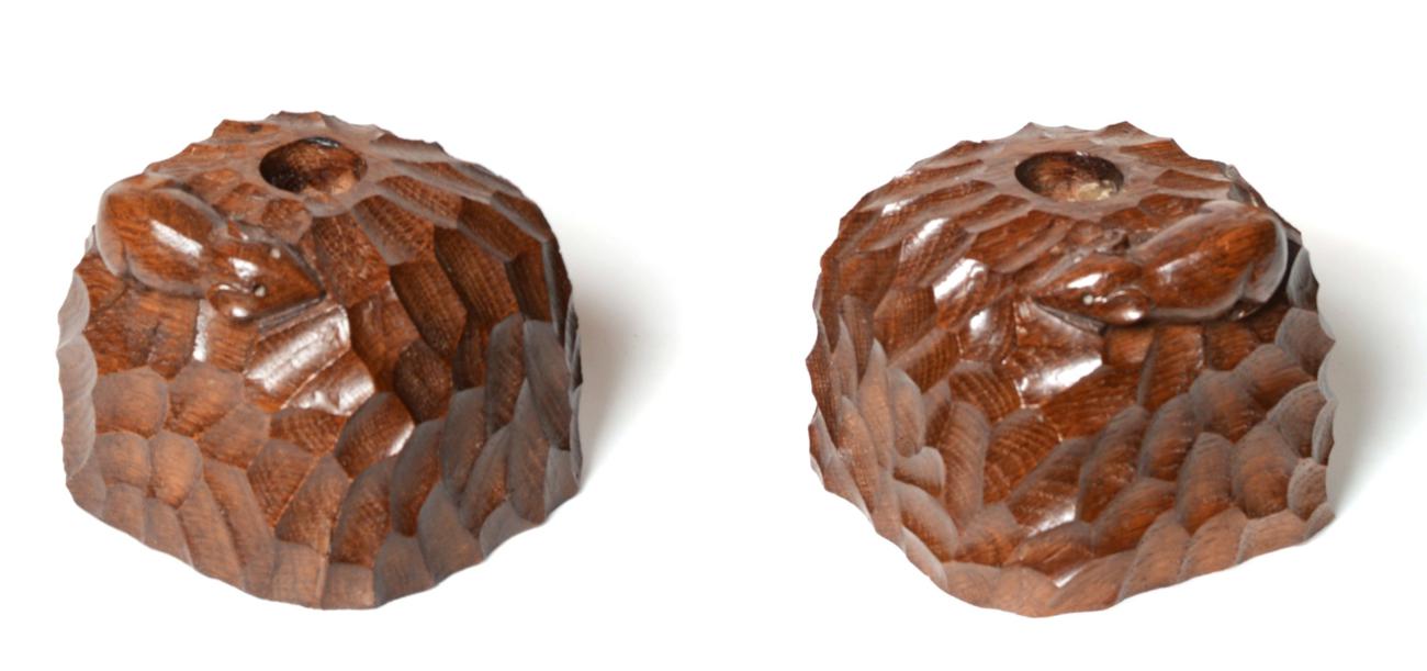 Lot 670 - Mouseman: A Pair of Robert Thompson English