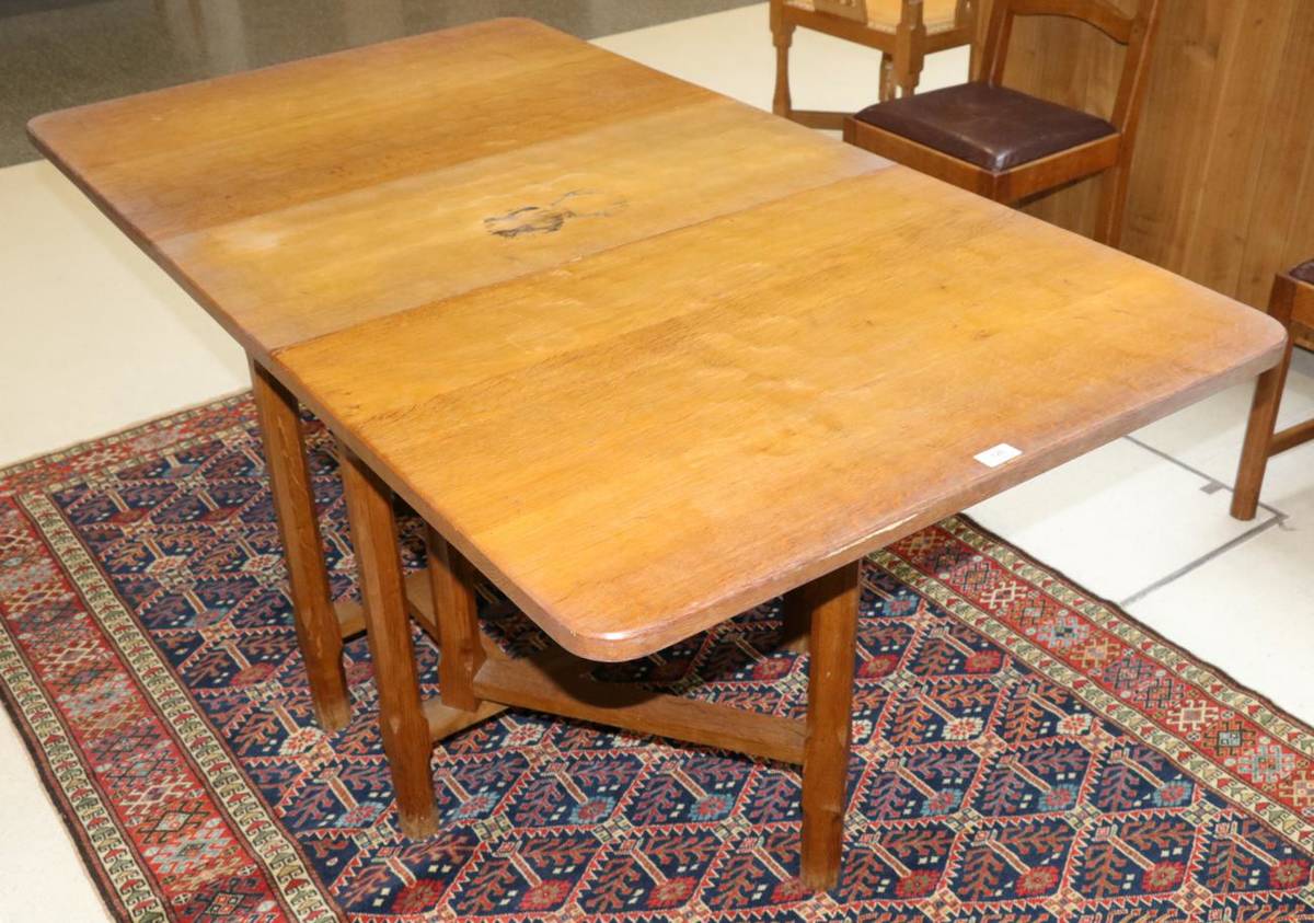 Lot 726 - Acorn Industries: An English Oak Drop Leaf