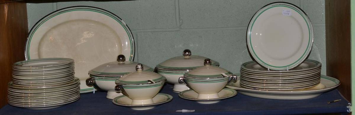 Lot 58 - Spode Royal Jasmine pattern Art Deco part