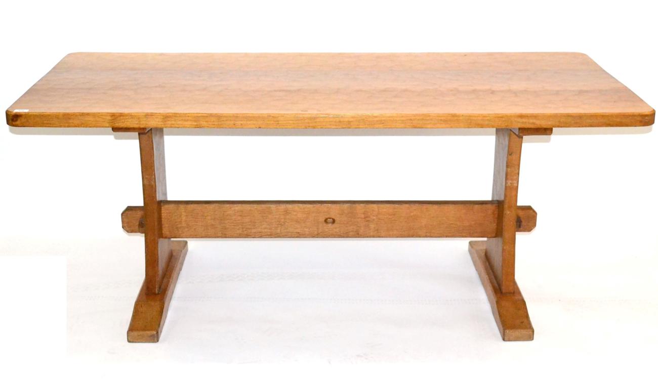 Lot 670 - An Acorn Industries Oak 6ft Refectory Table,