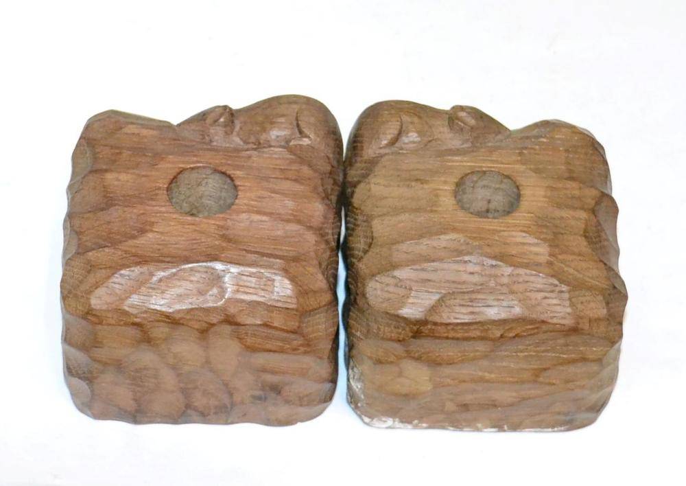Lot 535 - A Pair of Robert "Mouseman " Thompson Oak