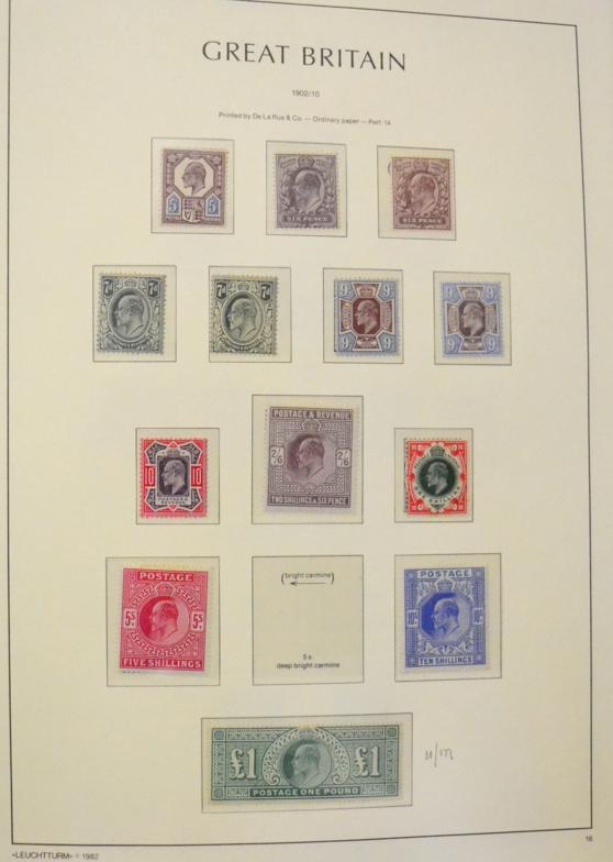 Lot 663 - Great Britain. A 1902 to 1979 mint