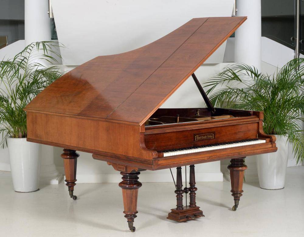 Lot 908 - A 19th Century Rud Ibach Sohn 6'8 " Rosewood
