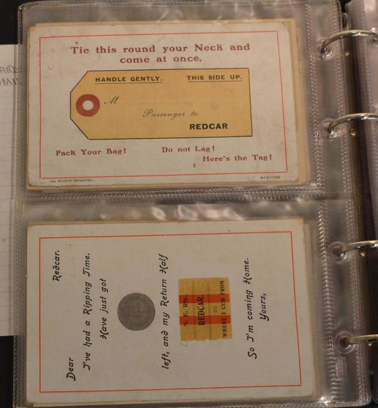 Lot 520 - Redcar. An album bulging with comic and