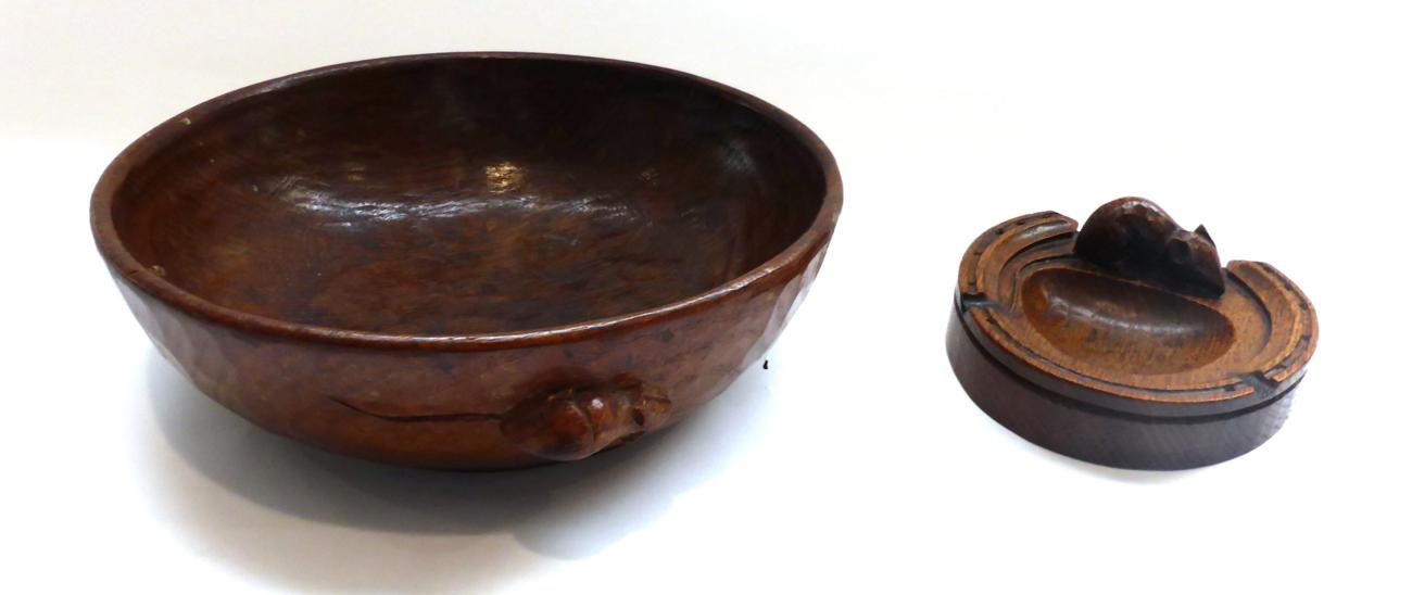 Lot 643 - A Robert "Mouseman " Thompson Oak Circular