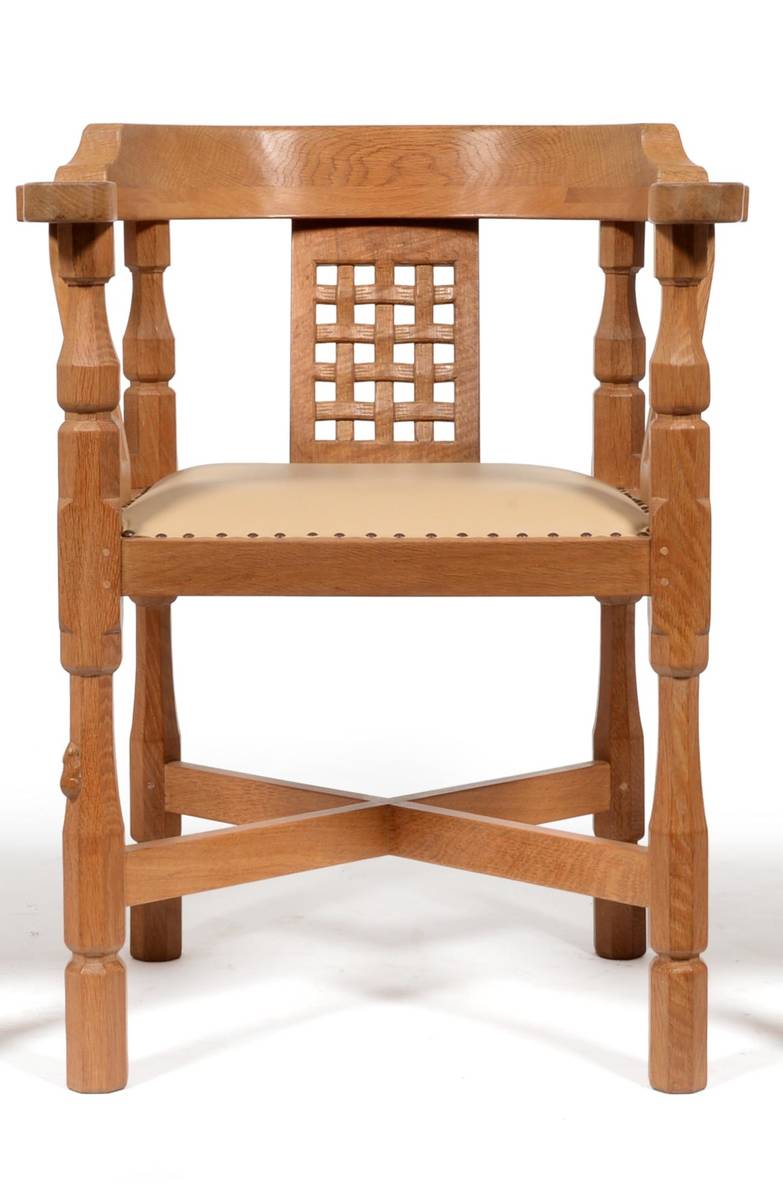 Lot 660 - A Robert "Mouseman " Thompson Oak Monk's