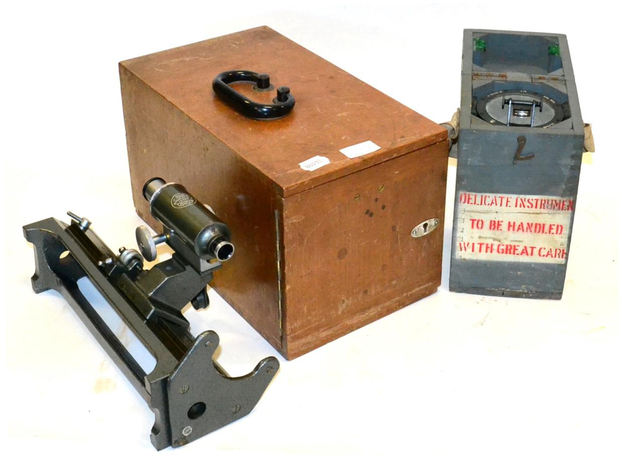 Lot 2227 - C Baker (London) Inspection Microscope on