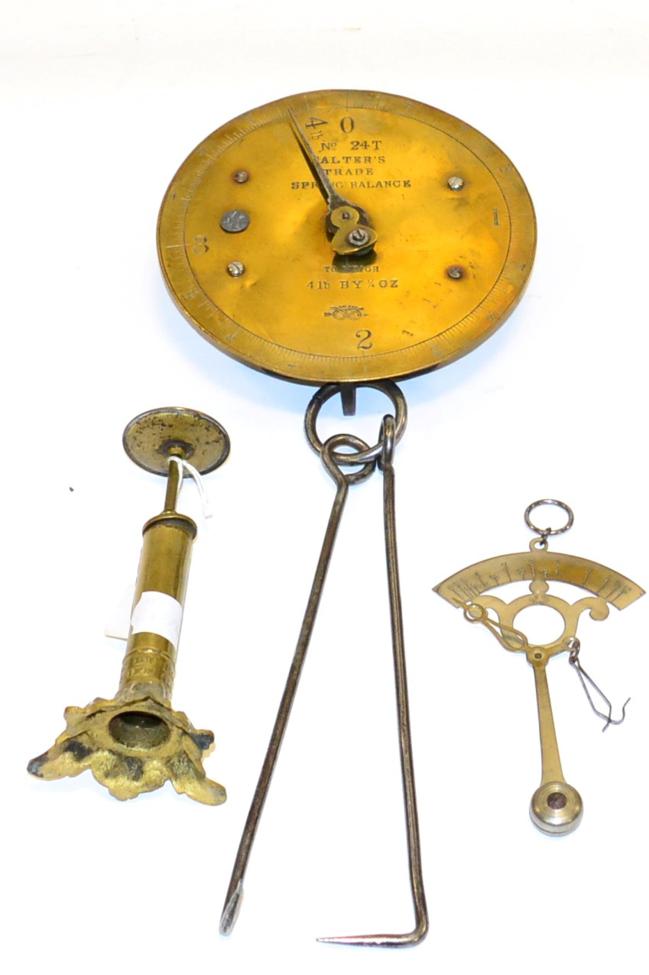 Lot 177 - Salters Trade Spring Balance weighing 4lb by