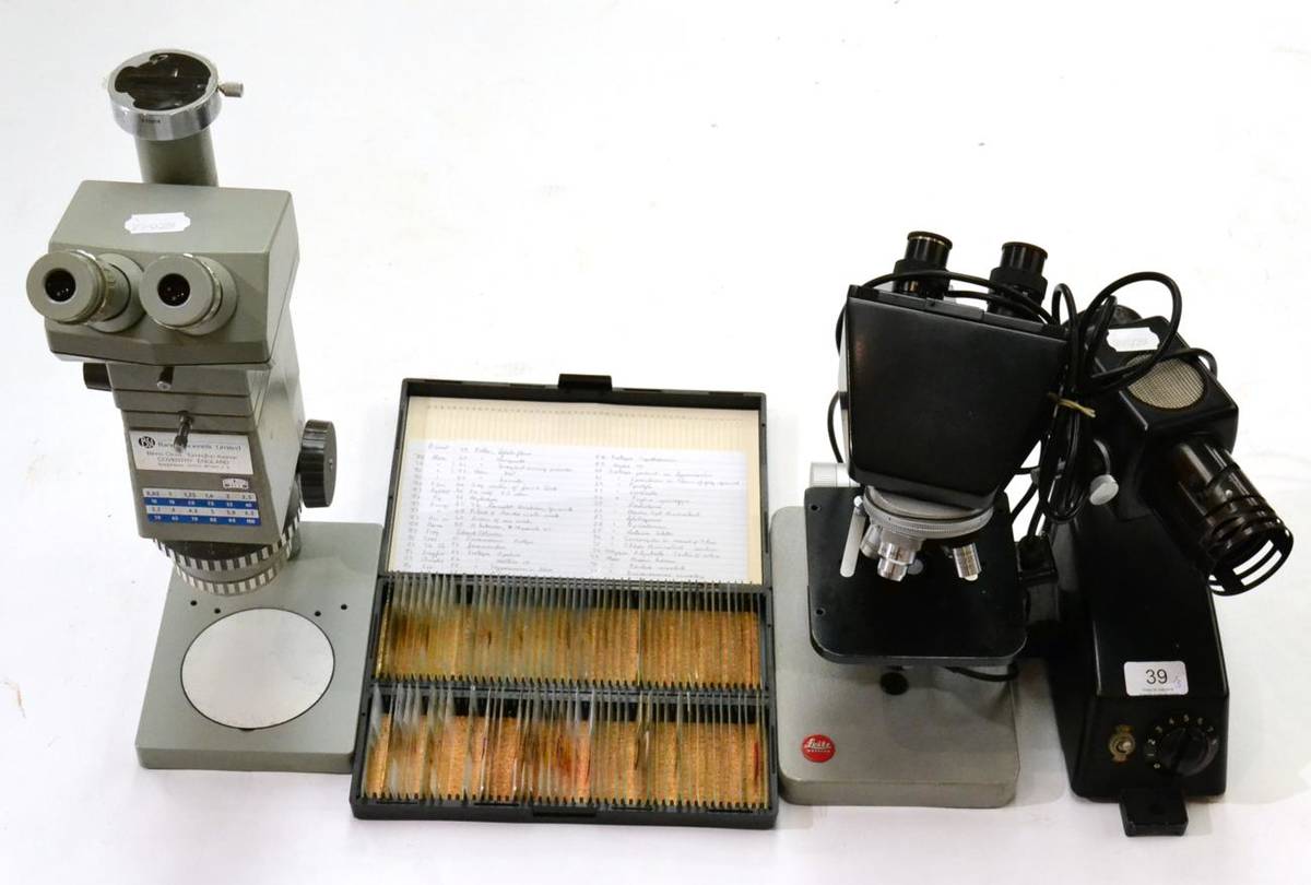 Lot 39 - Microscopes Leitz Wetzlar HM-Lux Binocular