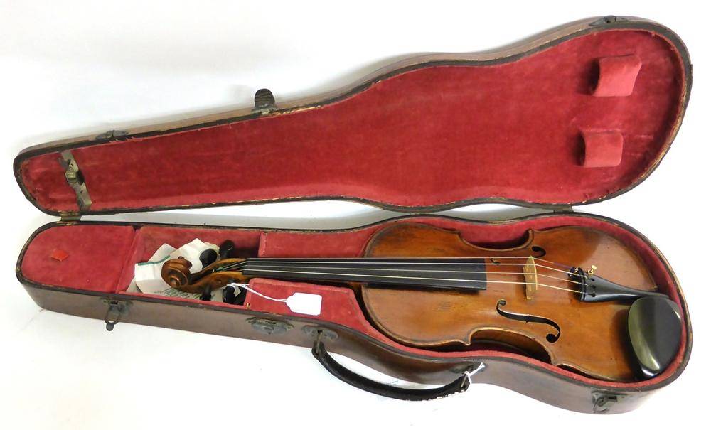 Lot 1097 - An 18th Century French Violin, no label,