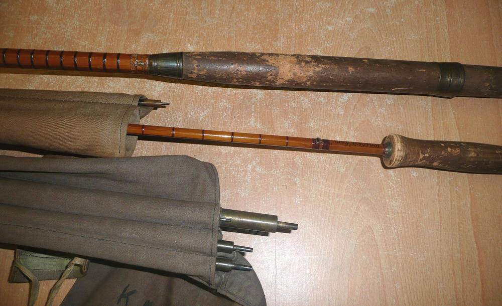 Lot 184 - Two Split Cane Fly Rods - 2pce J.B.Walker