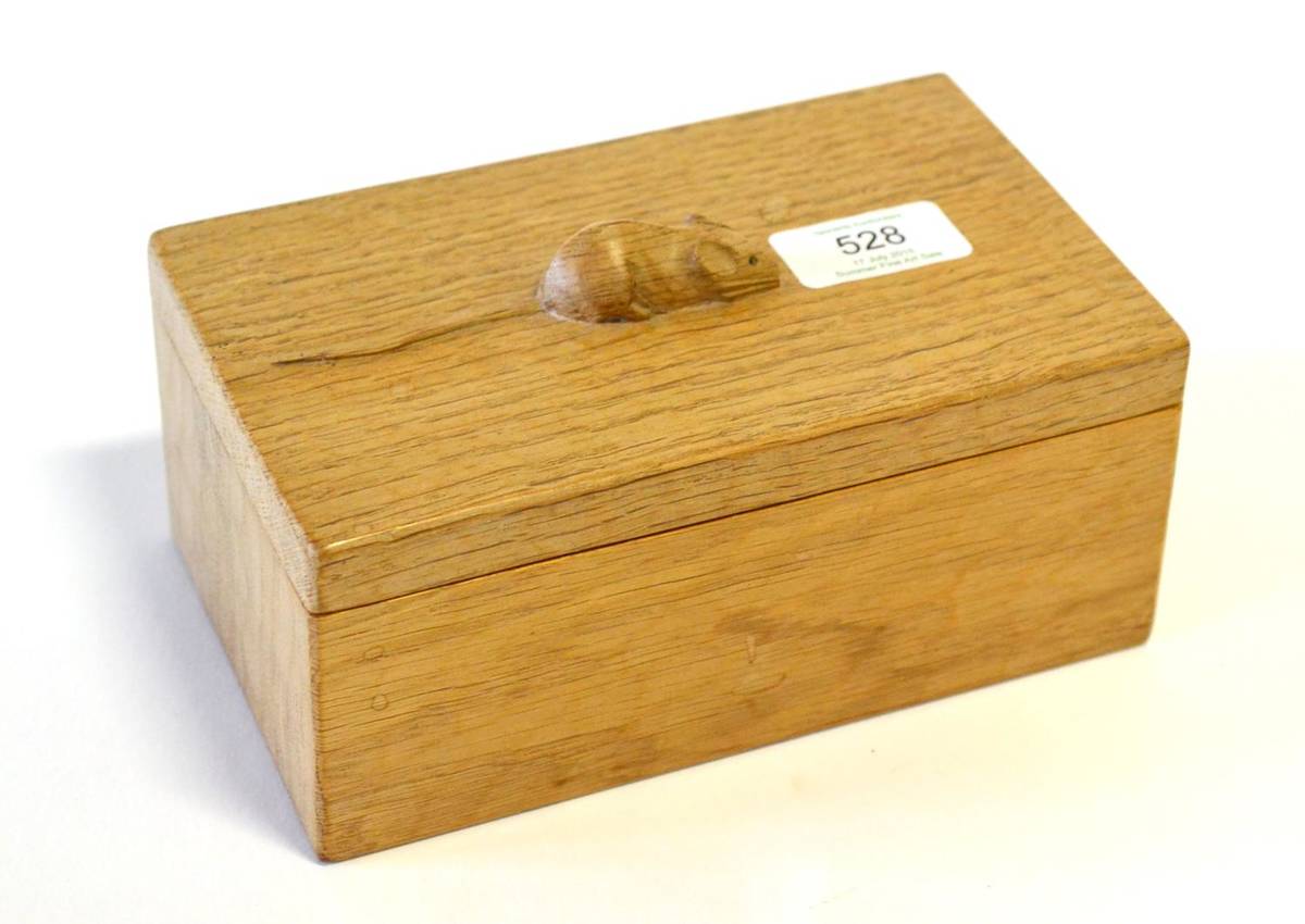 Lot 528 - A Robert "Mouseman " Thompson Oak Trinket