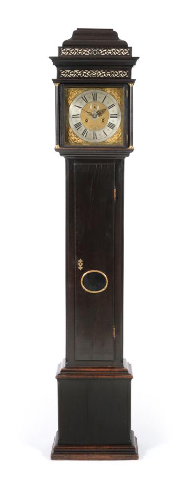 Lot 989 - A Dutch Month Going Alarm Longcase Clock,