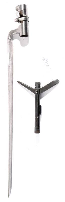 Lot 302 - A Model 1853 Enfield Socket Bayonet and an