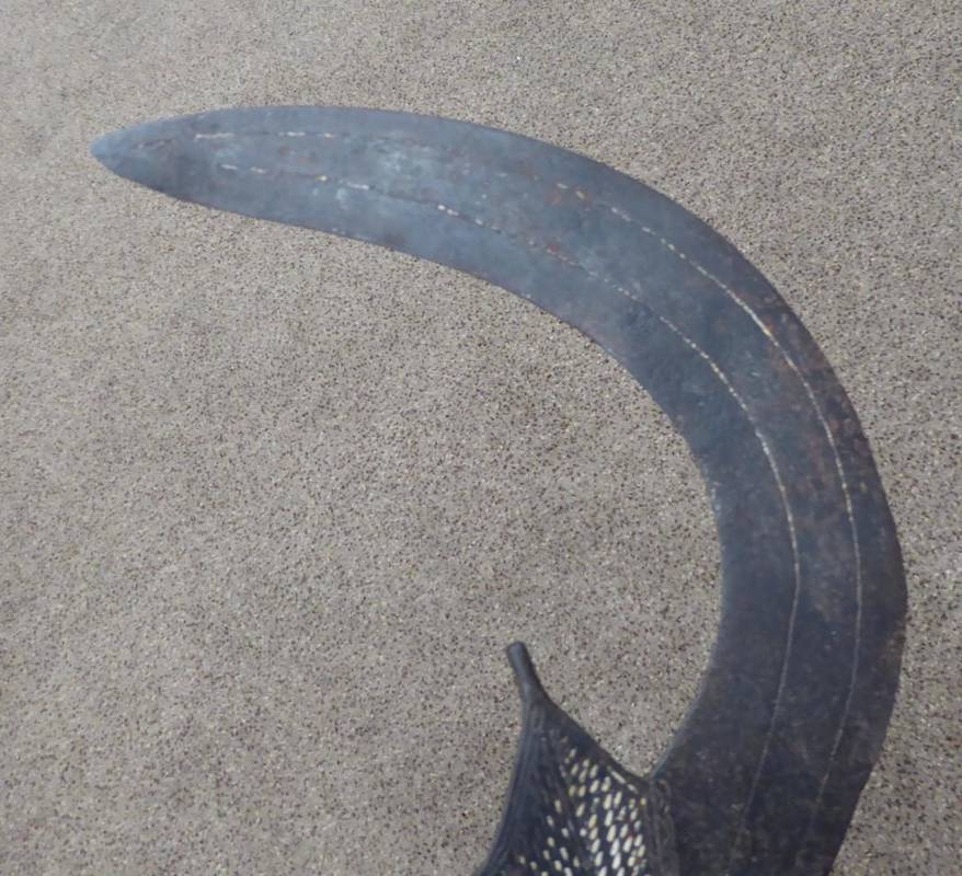 Lot 346 - An African Congo Ngombe Executioner's Sword,