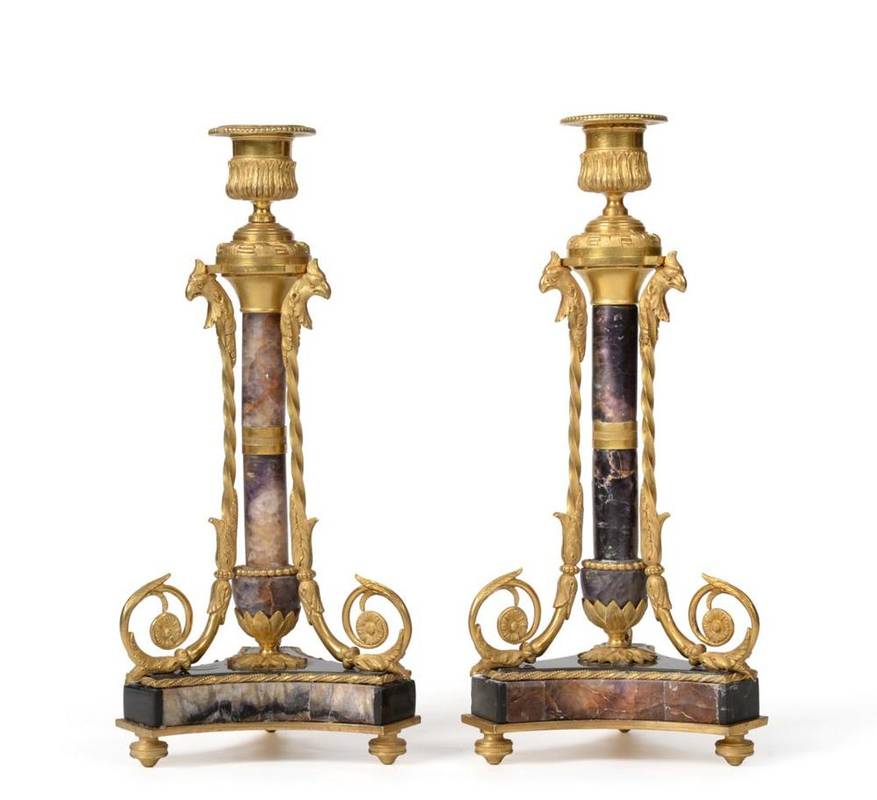 Lot 895 A Pair Of George Iii Ormolu Mounted Blue