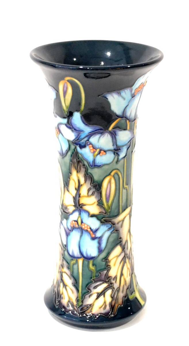 Lot 37 - A Modern Moorcroft Blue Rhapsody Pattern Vase,
