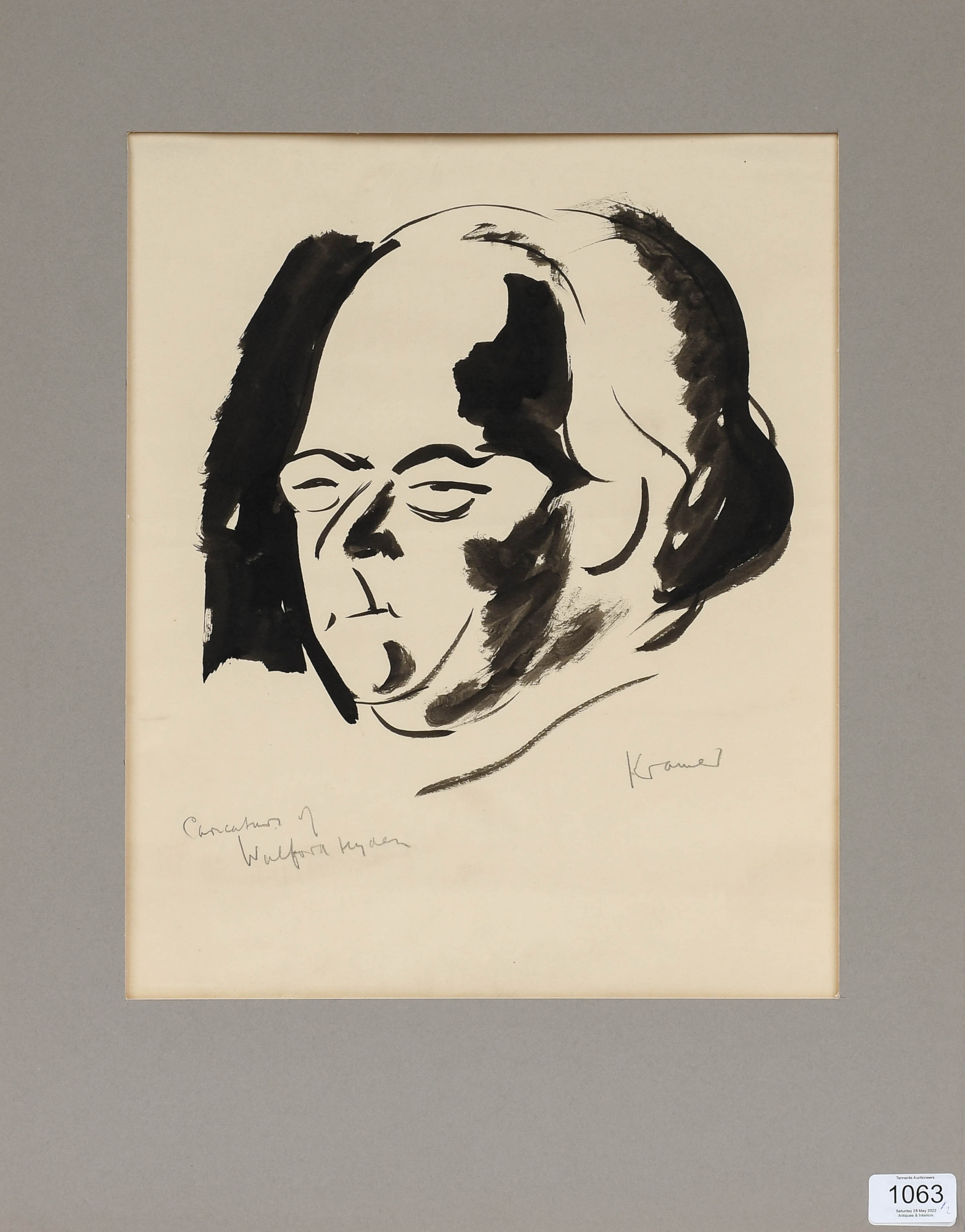 Lot 1063 - Jacob Kramer (1892-1962)"Walford Hyden",