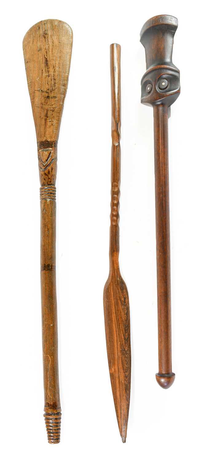 Lot 249 - A Vanuatu Club, Melanesia, of dark brown