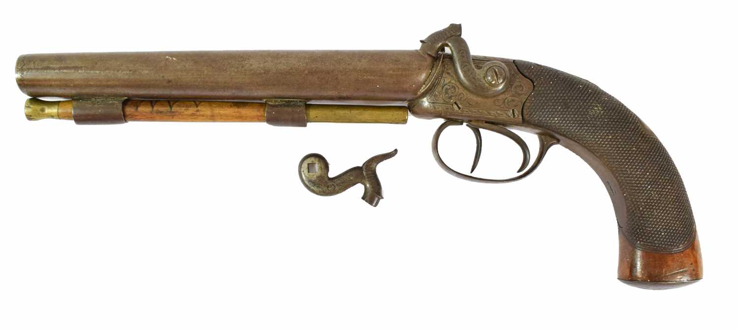 Lot 300 - A 19th Century Side by Side Double Barrel