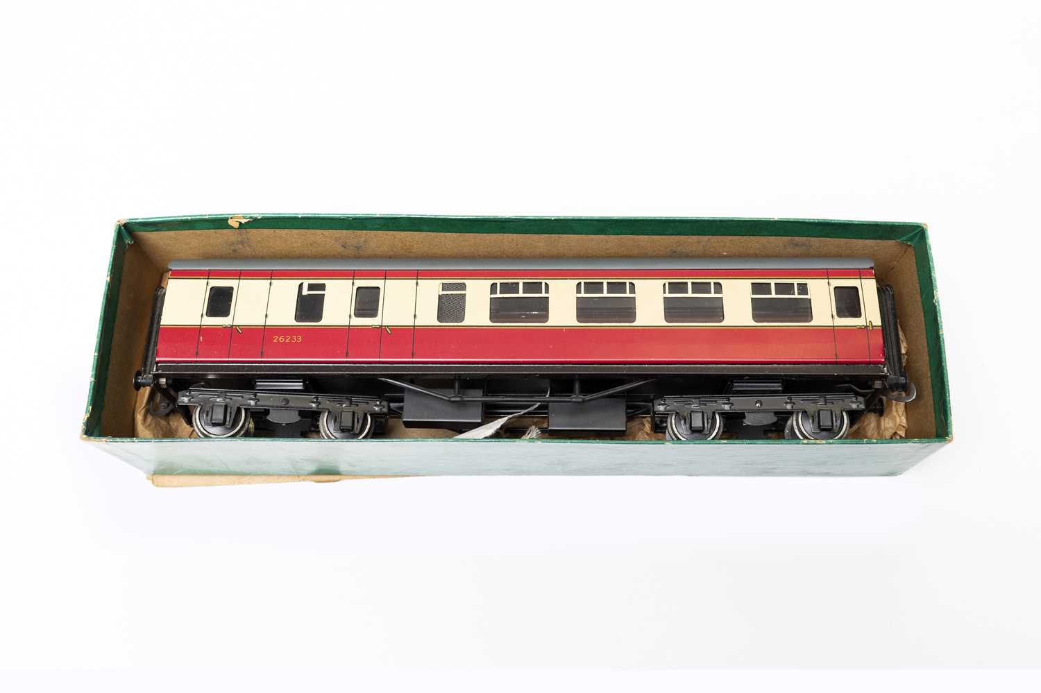 Lot 3308 - Bassett-Lowke O Gauge BR Brake End Coach