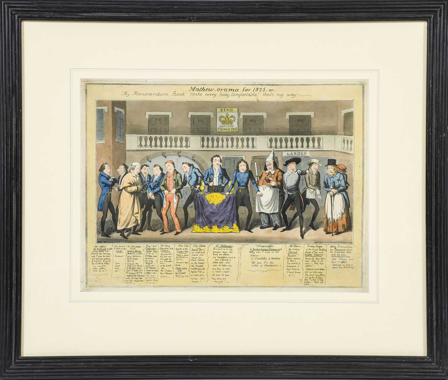 Lot 248 - Cruikshank family. Collection of caricatures,