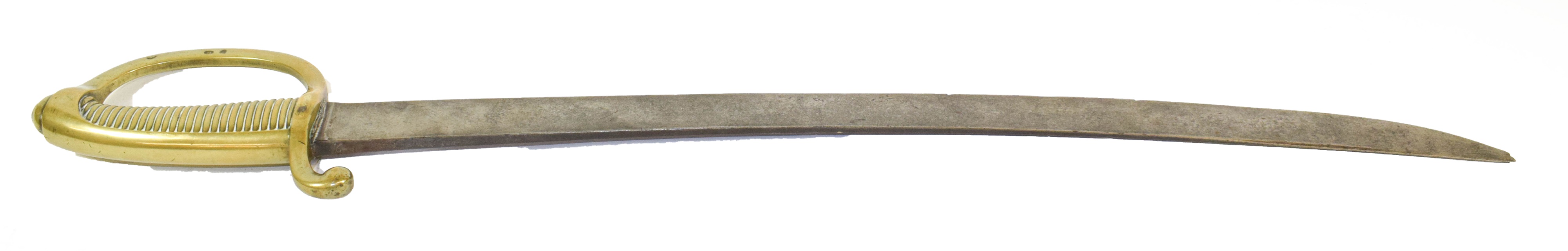 Lot 235 - A French Model 1842 Yataghan Sword Bayonet,