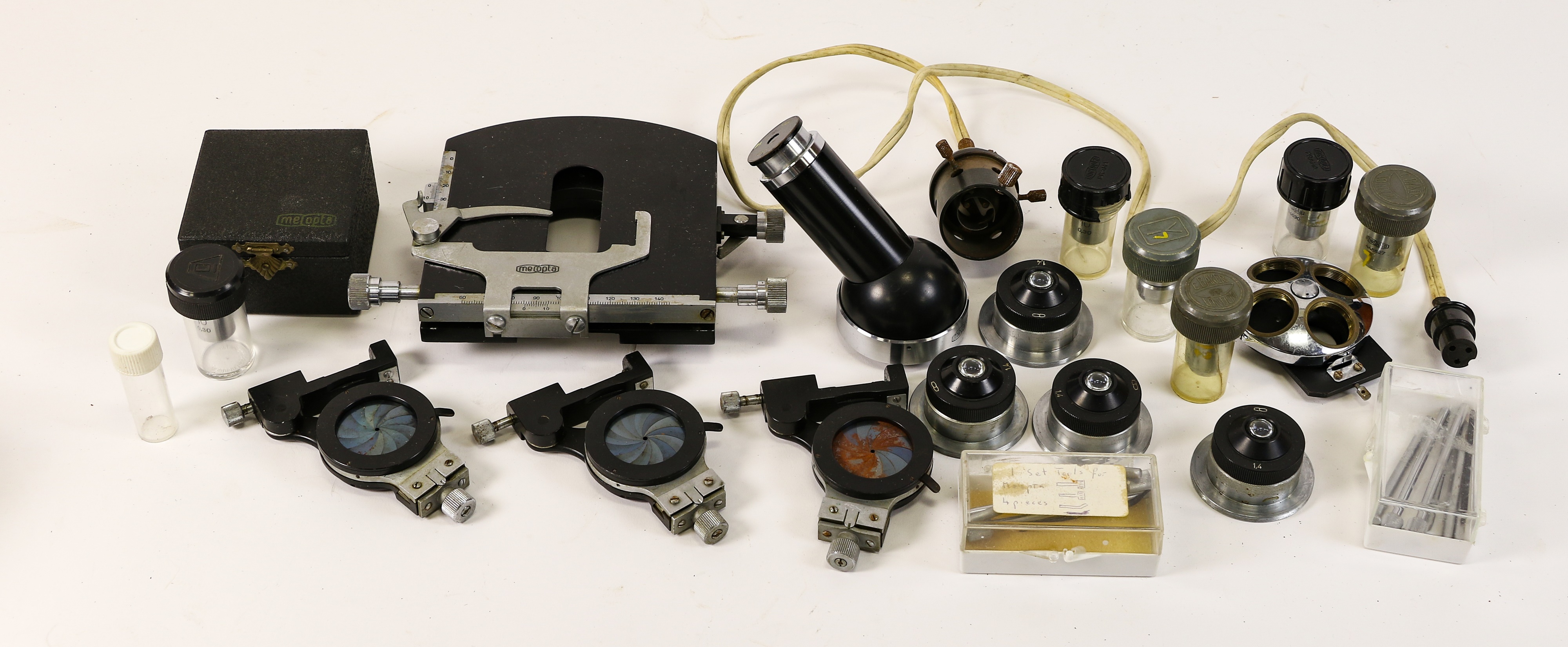 Lot 2179 - Meopta (Czechoslovakia) Various Microscope