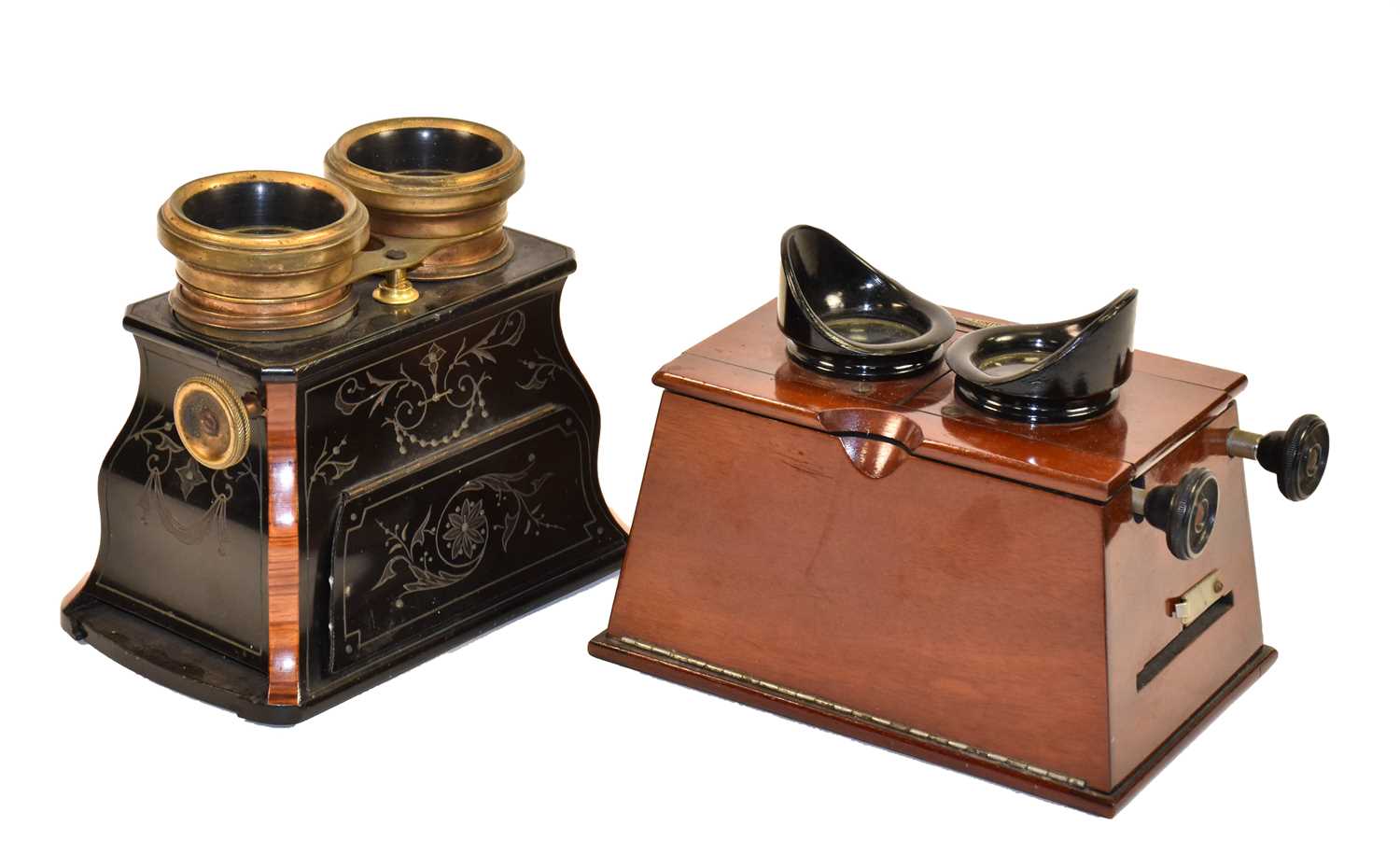 Lot 2222 - Stereoviewers Two Handheld Examples