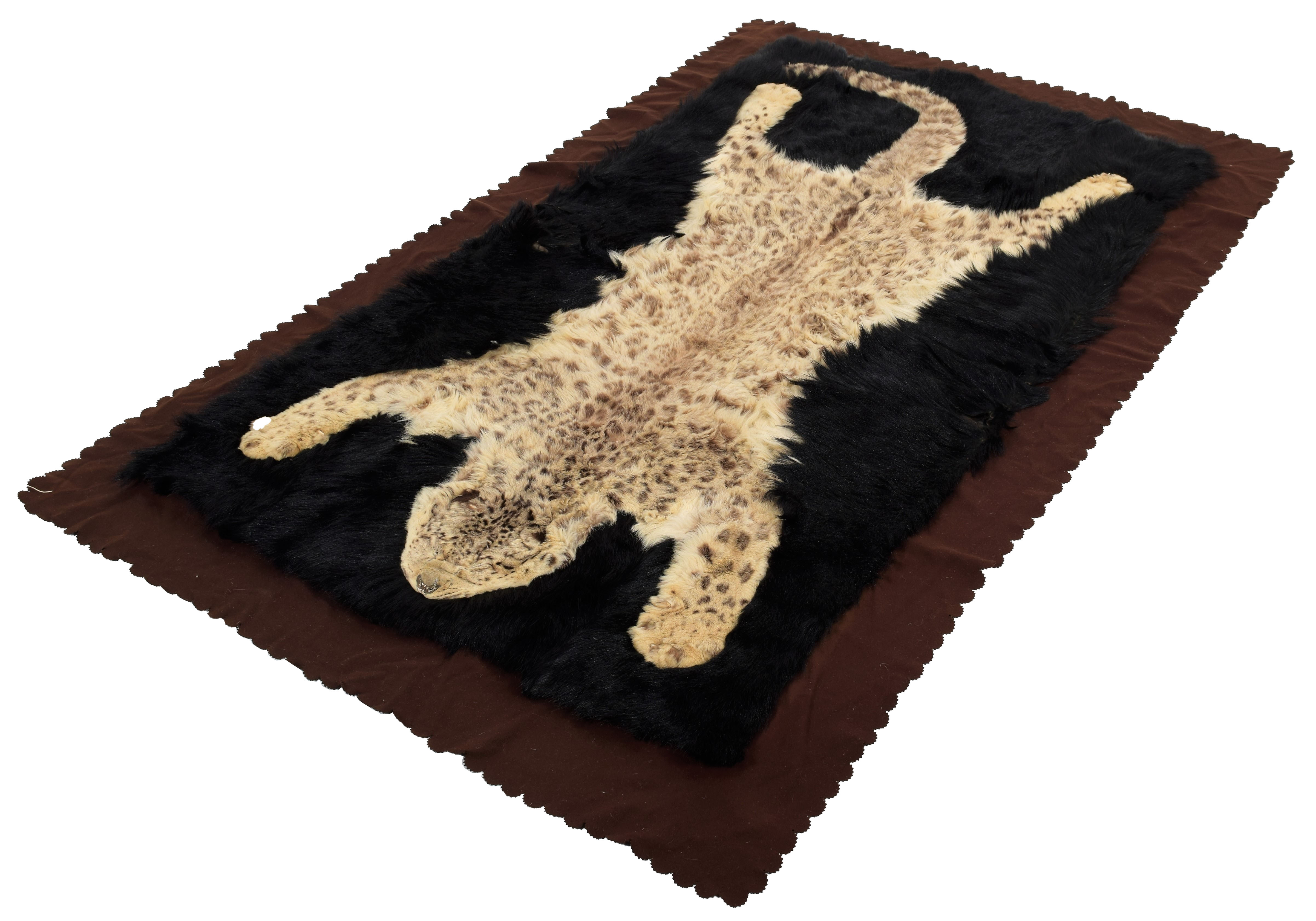 Lot 313 - Taxidermy: A Rare Snow Leopard Skin Rug