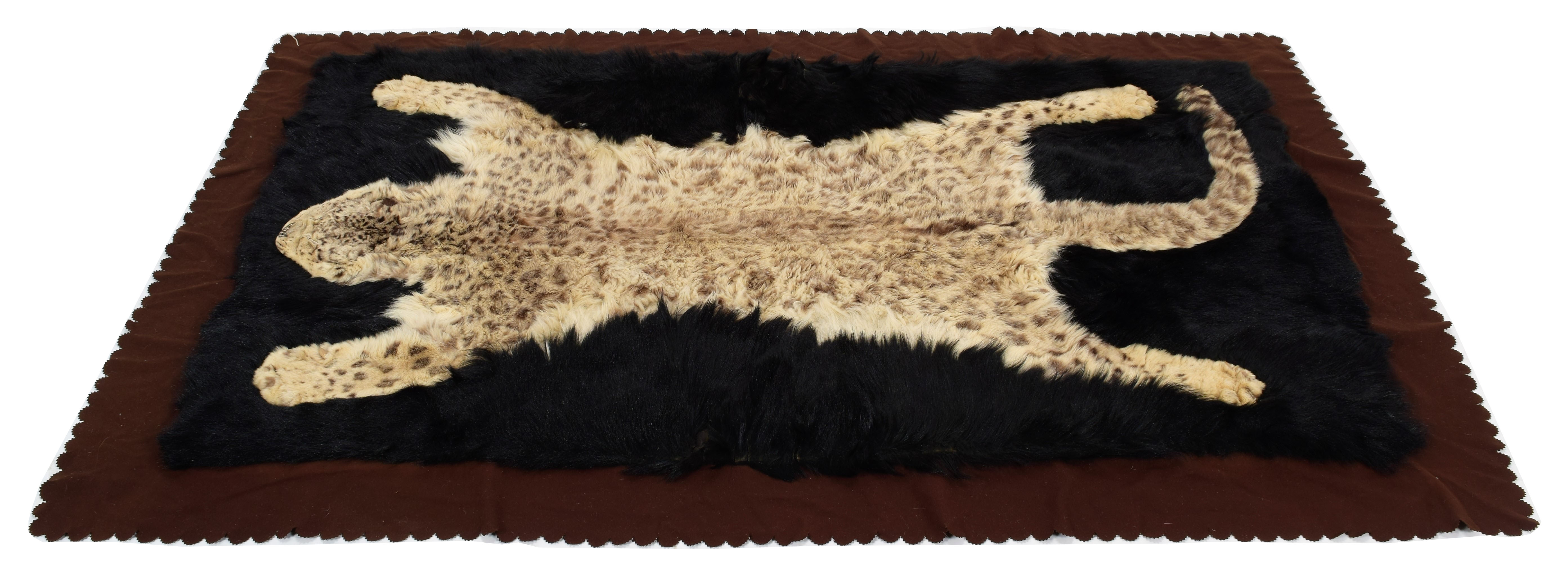 Lot 313 - Taxidermy: A Rare Snow Leopard Skin Rug