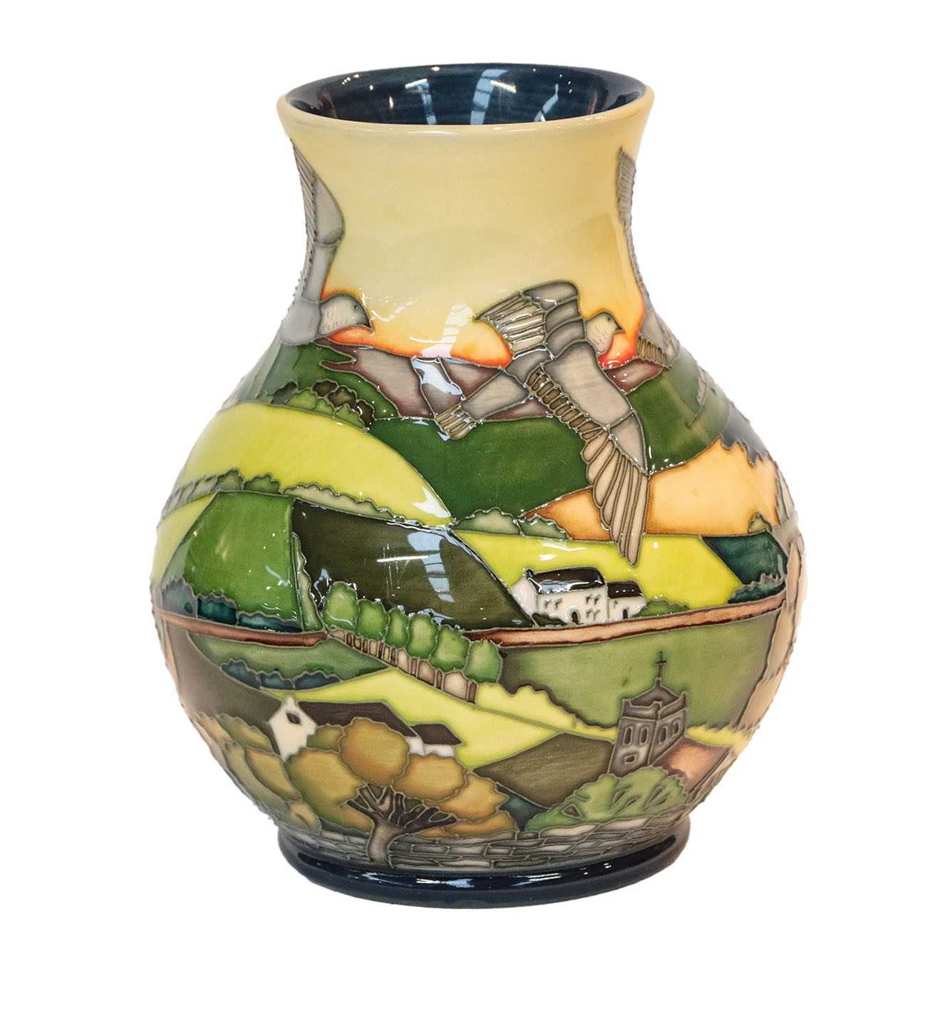Lot 189 - Modern Moorcroft pottery: a vase by Paul