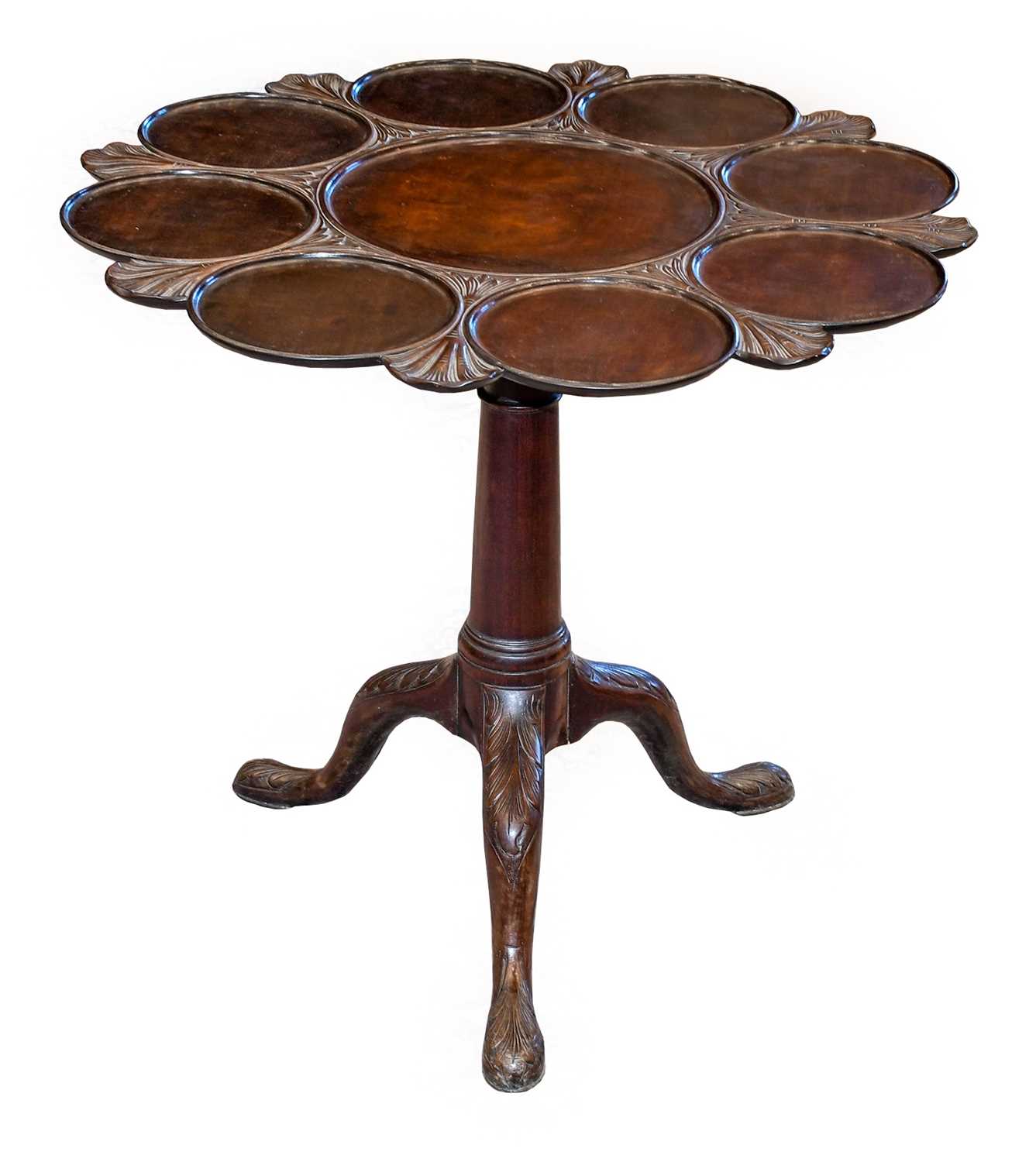 Lot 1258 - A George III Design Supper table, the
