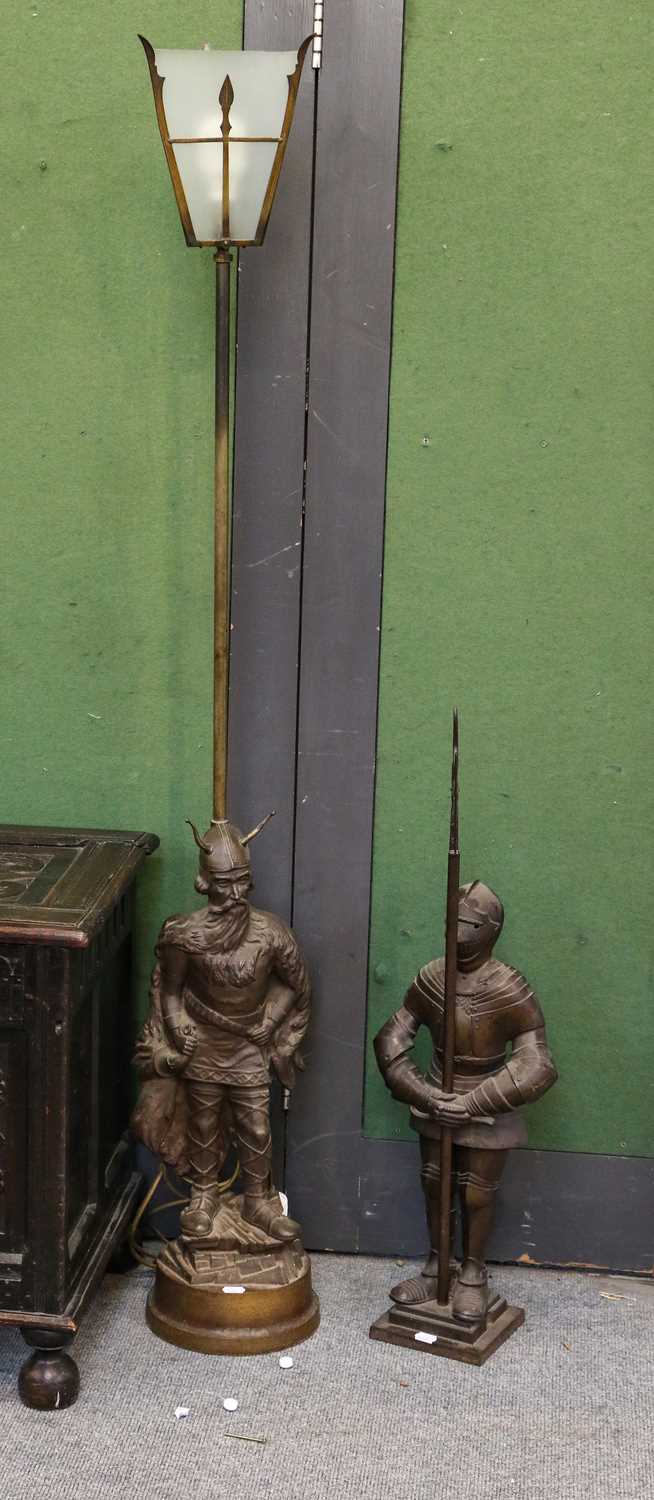 Lot 1204 - A modern knight form companion set 93cms