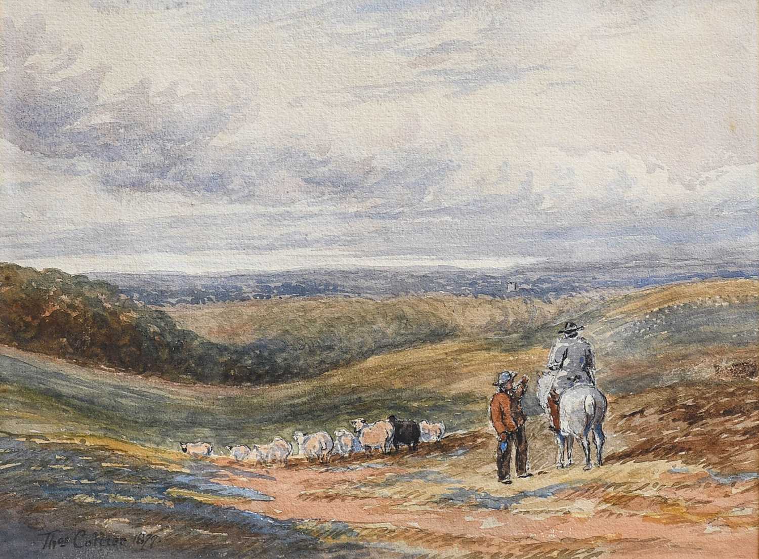 Lot 1159 - Thomas Collier (1840-1891) Two figures in